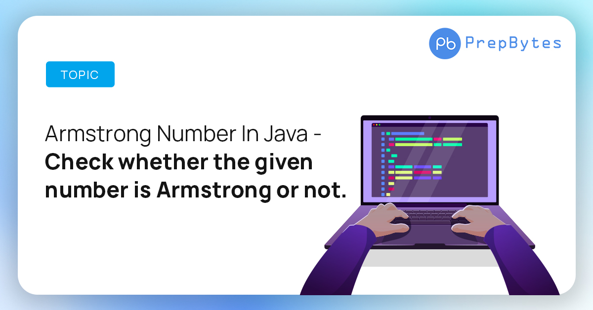 Armstrong Number in Java